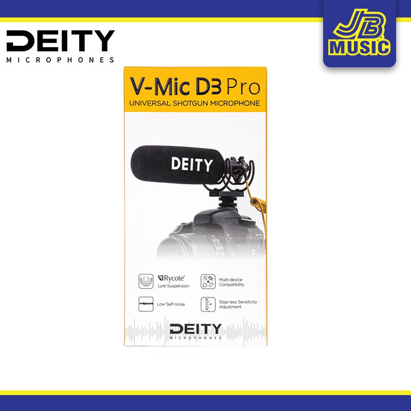 Deity - V-Mic D3 Pro Universal Camera-Mount Shotgun Microphone | Shopee ...