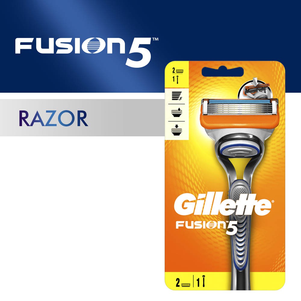 Gillette Fusion 5 Premium Razor [Shave Care] | Shopee Philippines