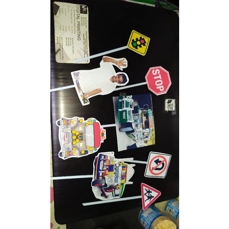 customized photo printed cake toppers jeepney driver themed | Shopee ...