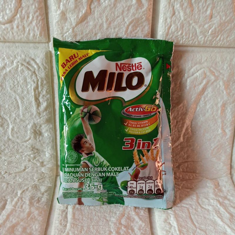 Milo 3in1 sachet 35gr | Shopee Philippines