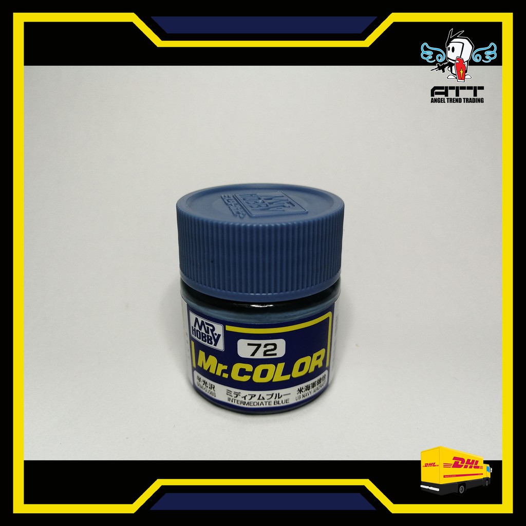 MR.COLOR 72 INTERMEDIATE BLUE 10ML (Gunpla Gundam Paint Model Kit Tools ...