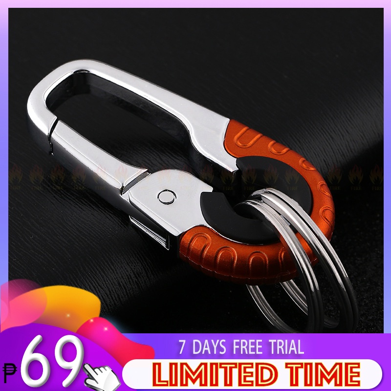 Spot Without Omuda LOGO Hook Lock High-end Keychain (Red) Creative ...