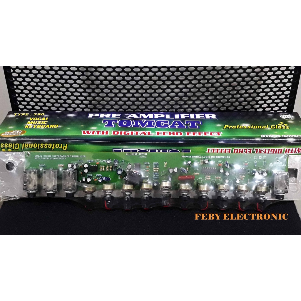 Kit GLOBE 238 PRE AMPLIFIER TOMCAT WITH DIGITAL ECHO EFFECT | Shopee ...