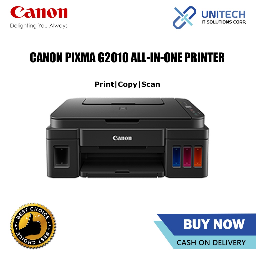 Canon PIXMA G2010 Refillable Ink Tank All-In-One (Print, Scan, Copy ...