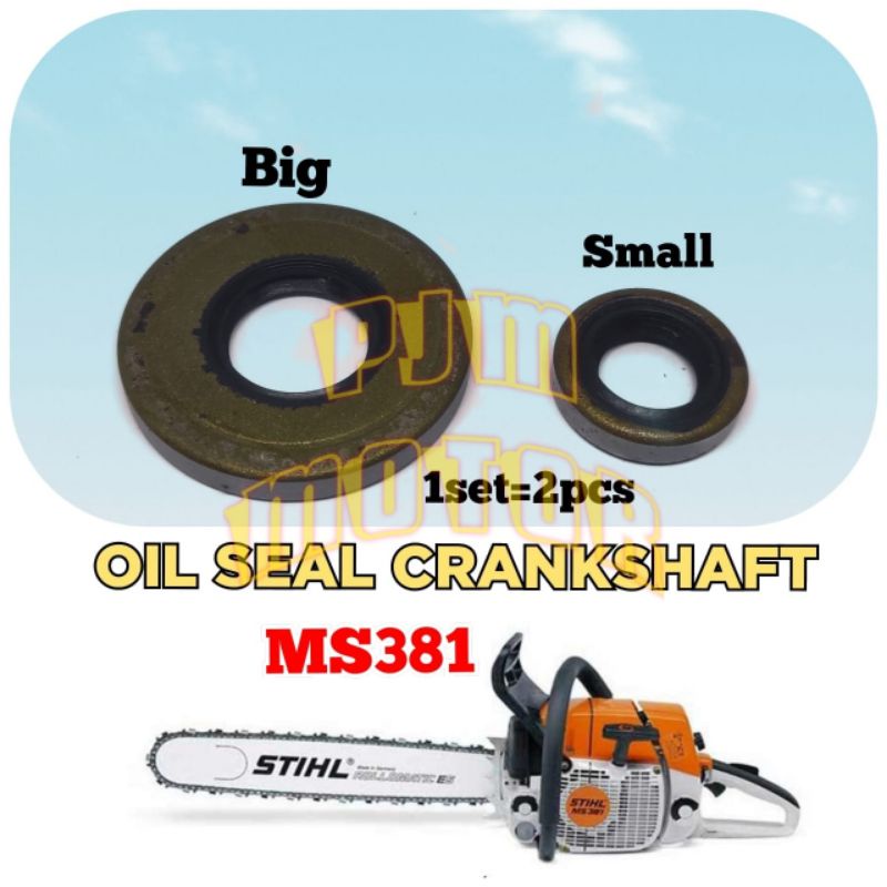 MESIN Ms381 Oil seal rubber seal senso chain saw machine stihl sthil ms 381 | Shopee Philippines