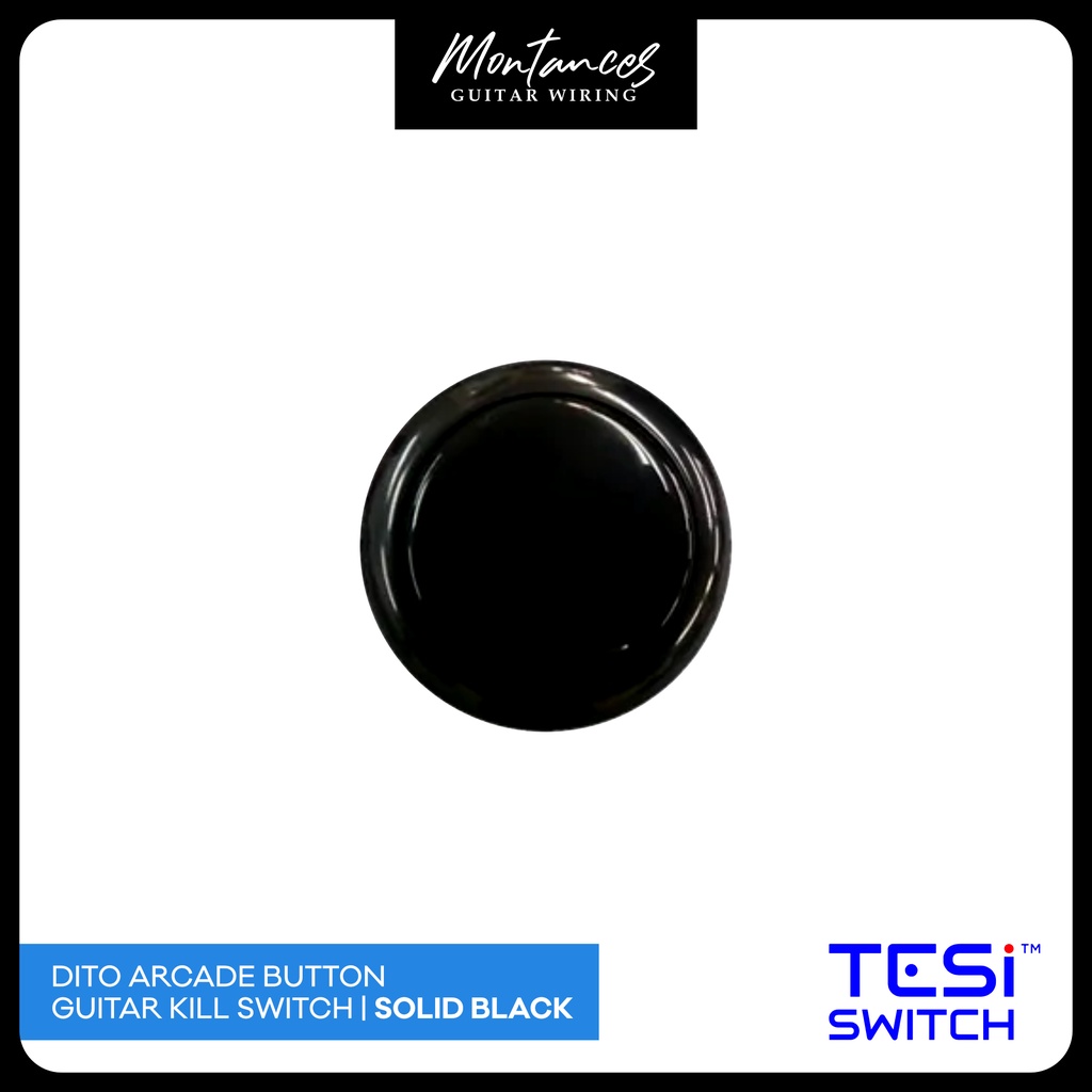 Dito Arcade Button Guitar Kill Switch Solid Black | Shopee Philippines