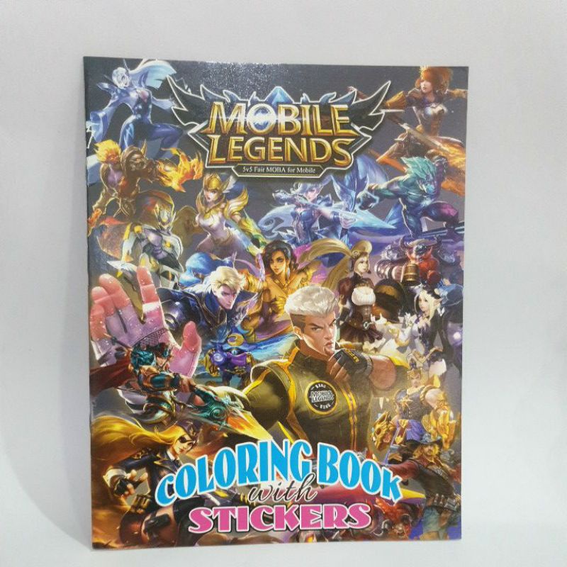 Mobile Legends Coloring Book with Stickers | Shopee Philippines