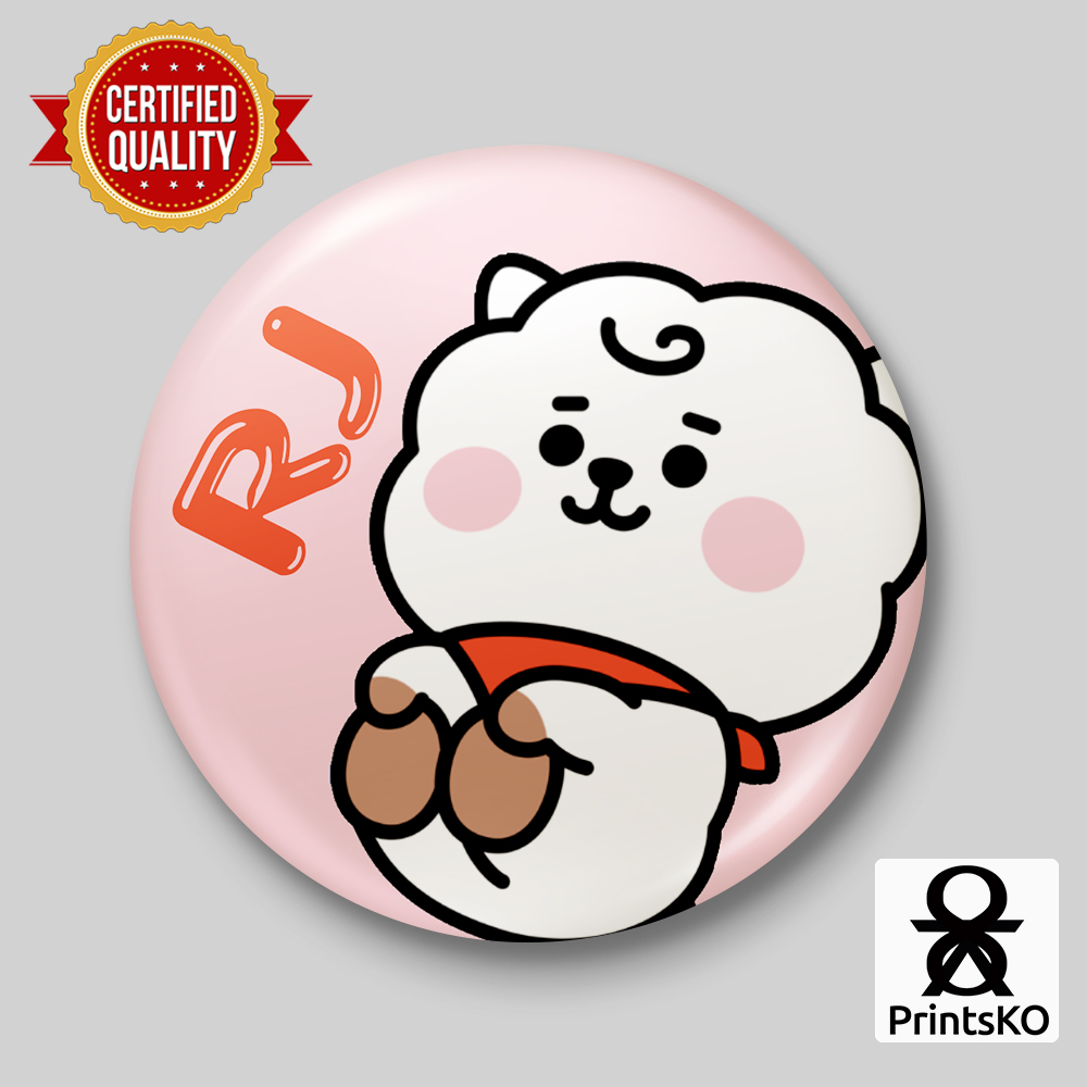 BT21 Badge or Button Pin - BT21 Individual photos Design | Shopee ...