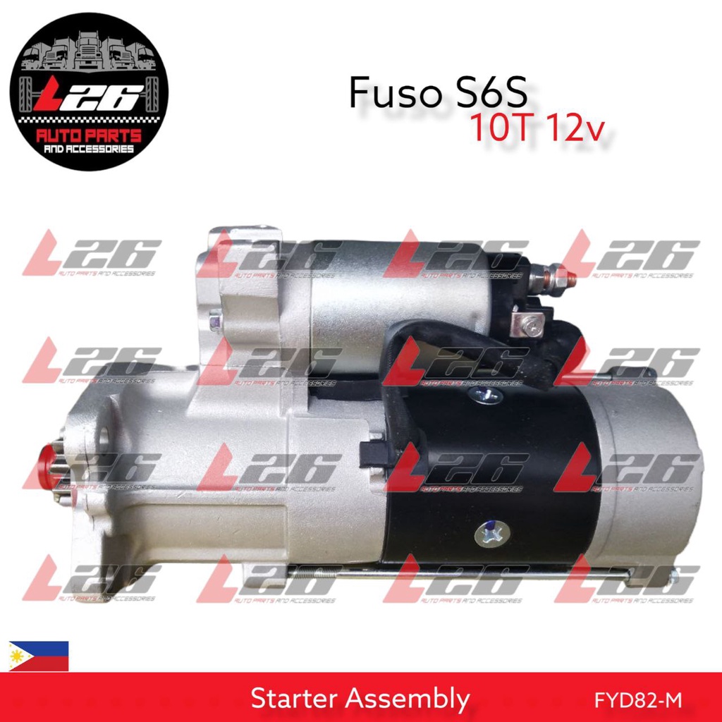 Fuso S6S STARTER ASSEMBLY 10T 12v FYD82-M | Shopee Philippines