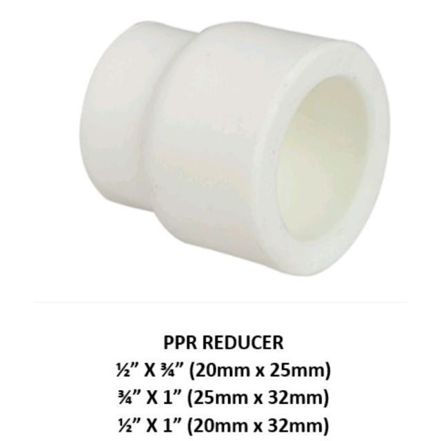 PPR Reducer Hot and Cold PPR Fittings | Shopee Philippines