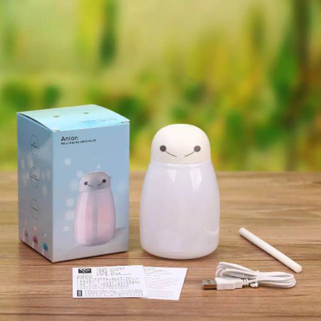 Baymax Mini Led Rgb Usb Humidifier 400ml | Shopee Philippines