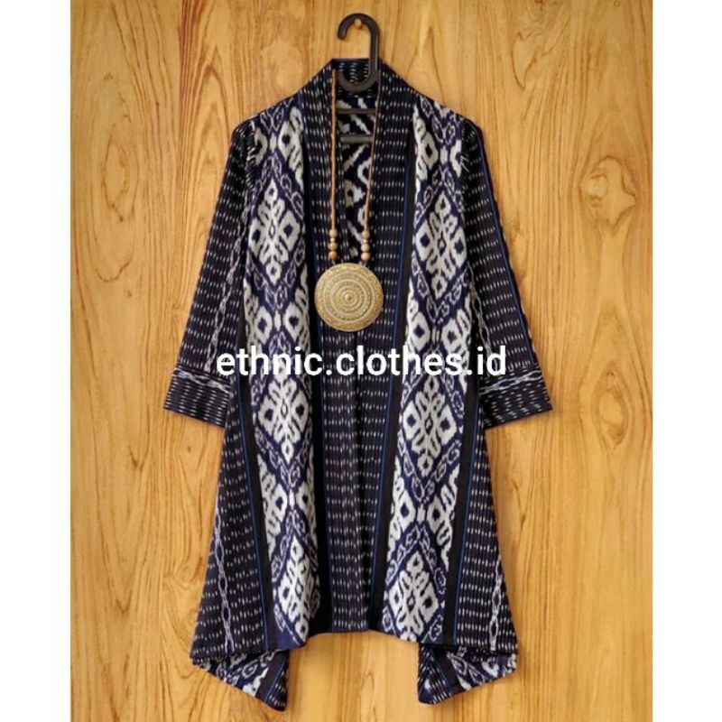 Long outer cardigan Women batik Weaving rote original | Shopee Philippines