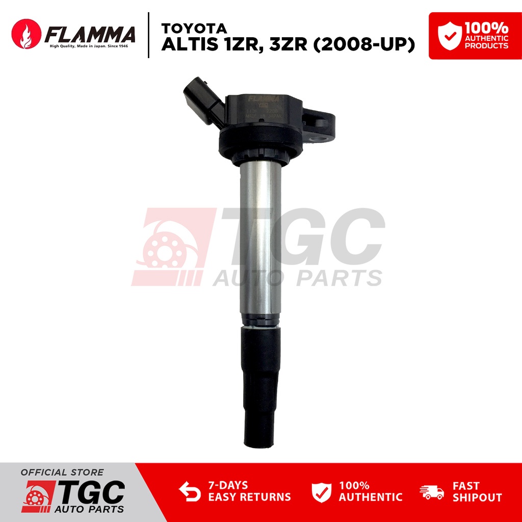 Yec FLAMMA Ignition Coil Toyota Altis 1ZR, 3ZR (2008-up) IGC-113F 90919 ...