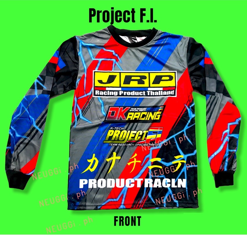 JRP Thailand Long sleeve Motorcycle Racing Jersey Project F.i. | Shopee ...