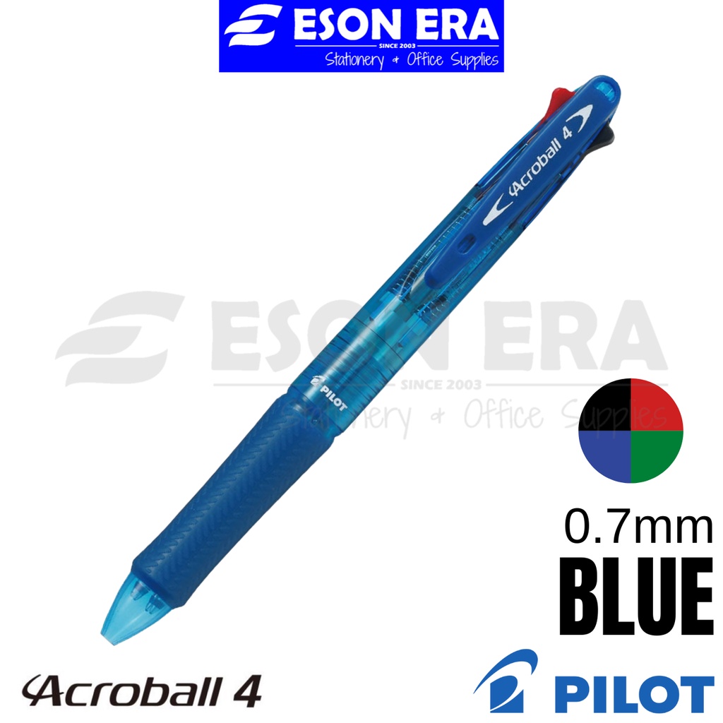 Pilot Acroball 4 Multifunction Pen 4 Colors Pen 0.7mm (Refill BVRF ...