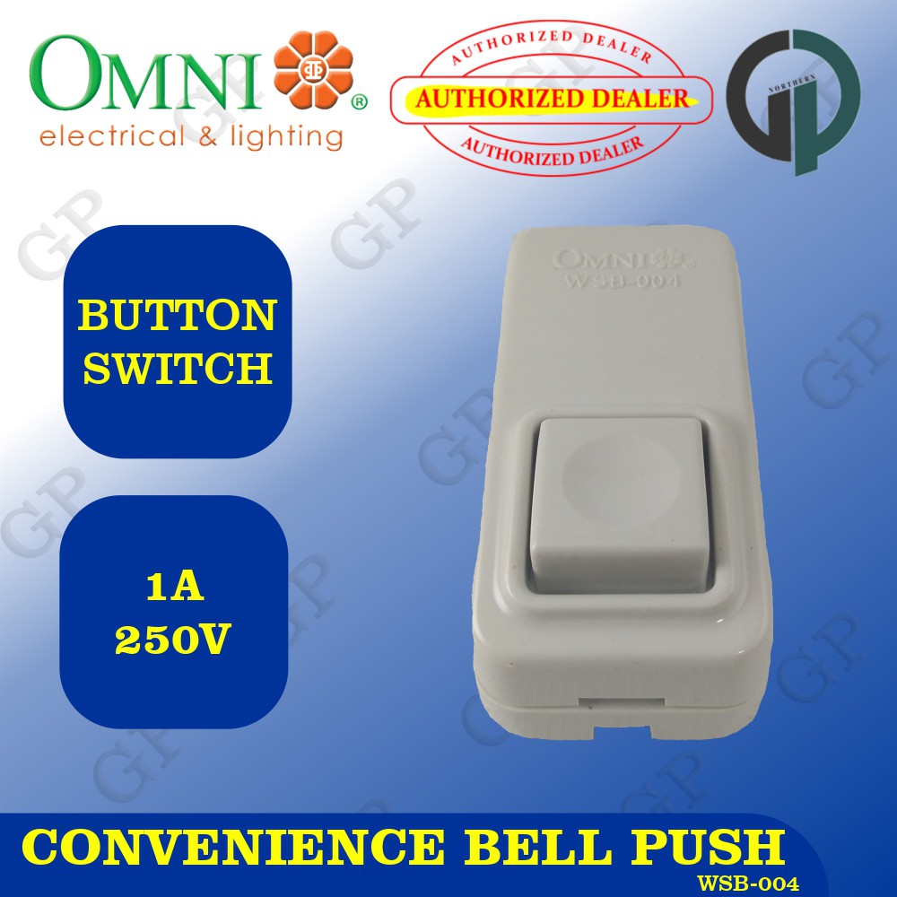 Omni Convenience Bell Push Button Switch WSB-004 - GPNorthern | Shopee ...