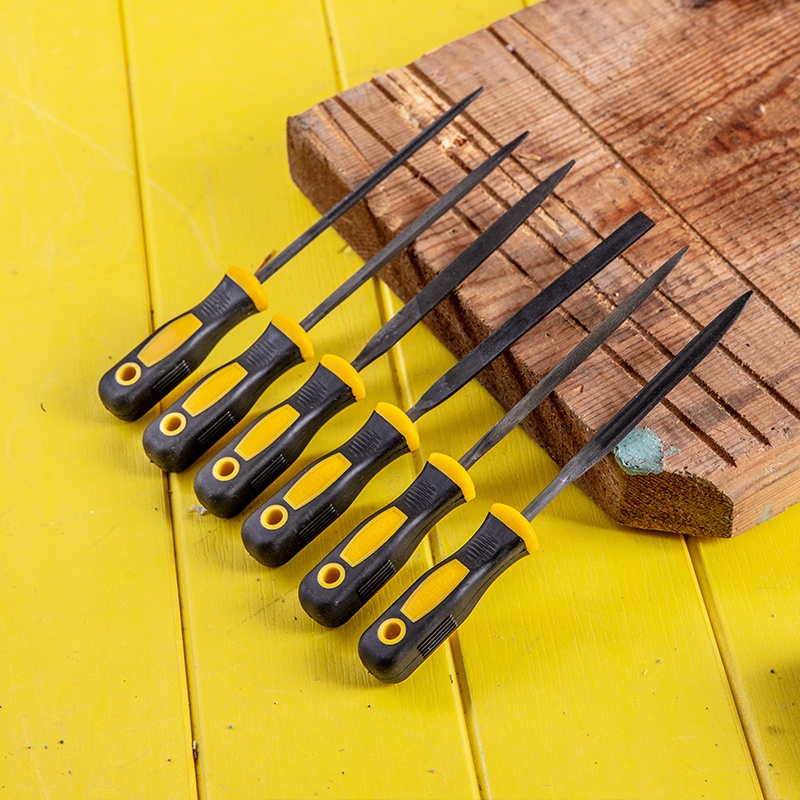 Deli 6Pcs Metal File Tool Wood File Needle File Set Flat Round ...