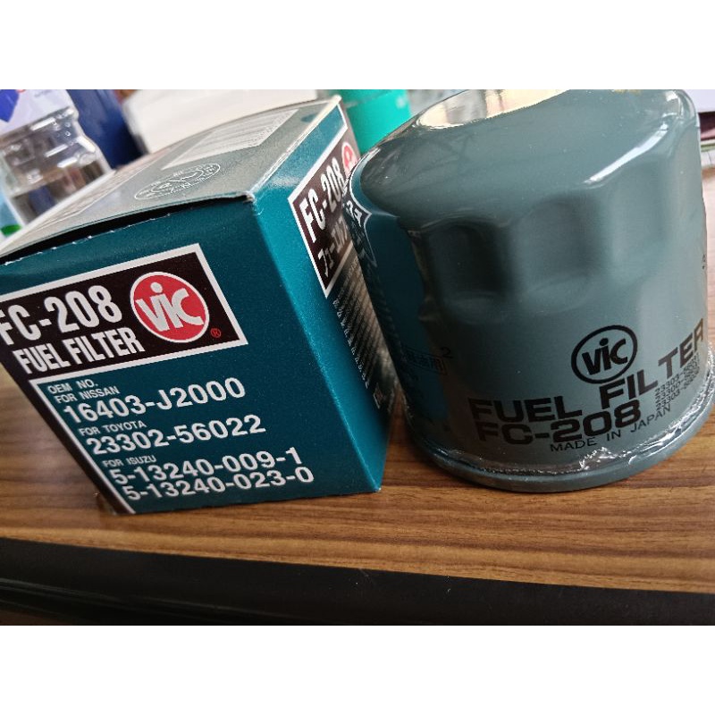 ViC FUEL FILTER FC-208A FOR ISUZU,NISSAN,TOYOTA | Shopee Philippines