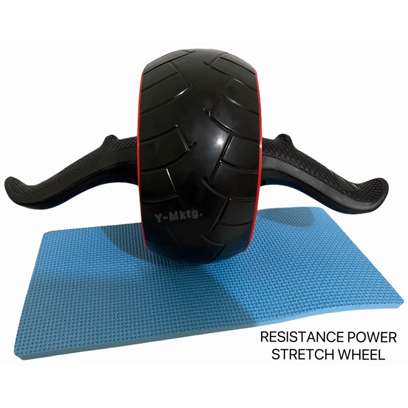 Ab Resistance Power Stretch Wheel Built-in Carbon steel Spring (High ...