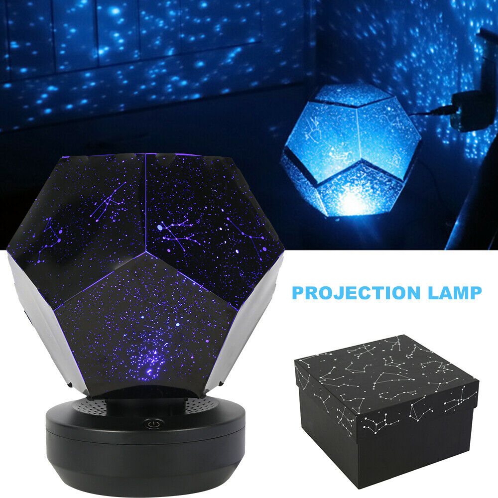 LED Galaxy Starry Night Star Projection Light Romantic Constellation ...