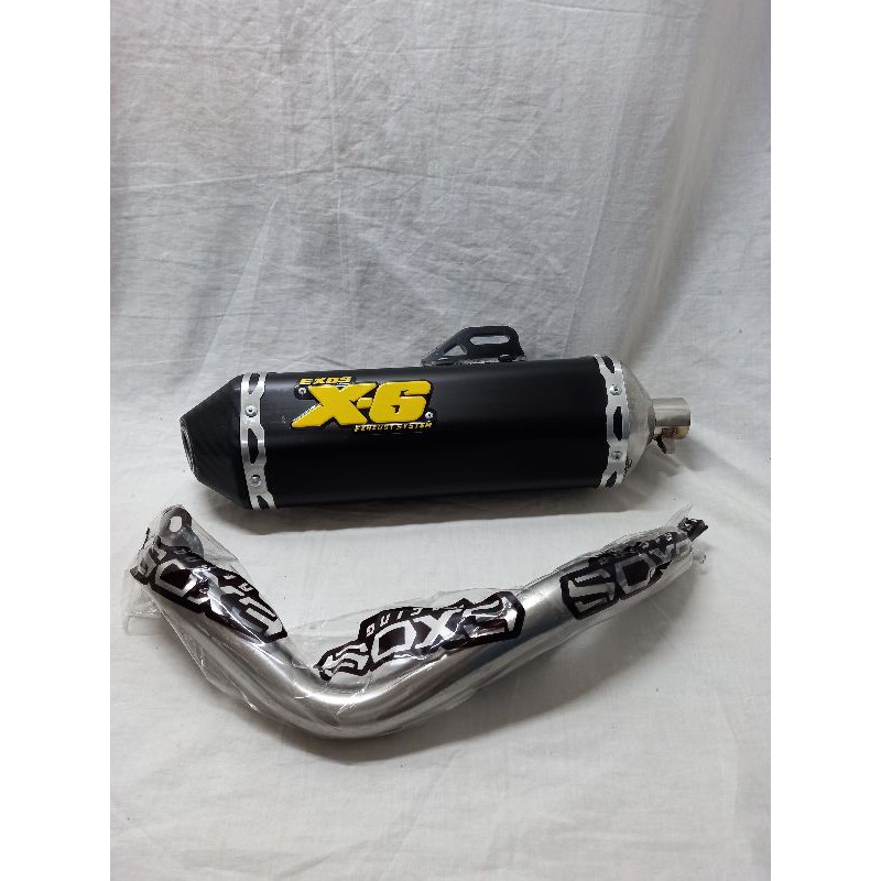 EXOS exhaust pipe for Honda Beat FI /Carb / Scoopy / Zoomer / Zoomer X ...