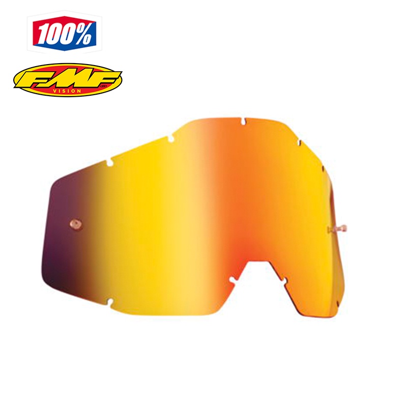 Clear/Silver/Red/Blue Lenses for 100% Motocross Goggles, ATV Motorcycle ...