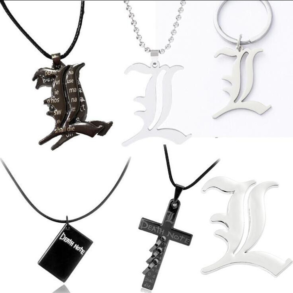 Japanese Anime Death Note Double L Logo Alloy Pendant Necklace | Shopee ...
