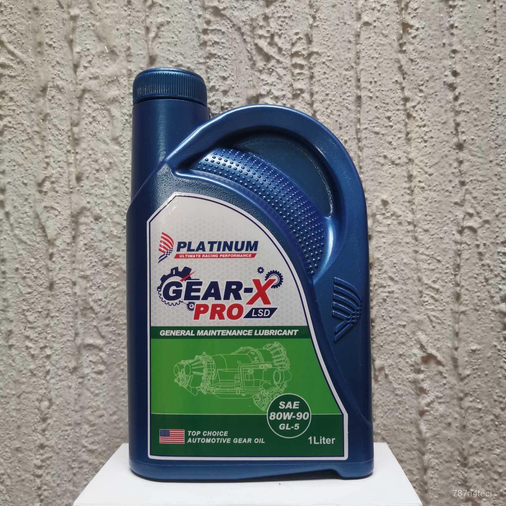 PLATINUM GEAR-X PRO GL-5 80W-90 1L (GEAR OIL) | Shopee Philippines
