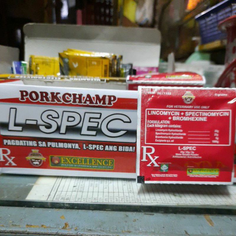 L - SPEC POWDER 5gms | Shopee Philippines