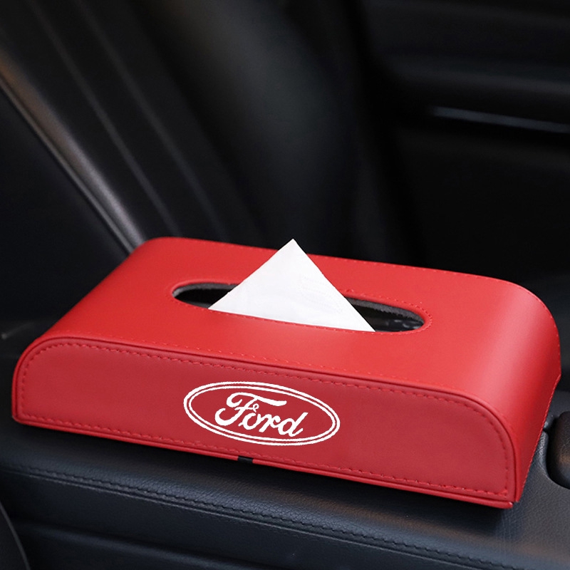 Leather Car Tissue Box Holder For FORD 3 mk2 mk3 2 mondeo mk4 fiesta ...