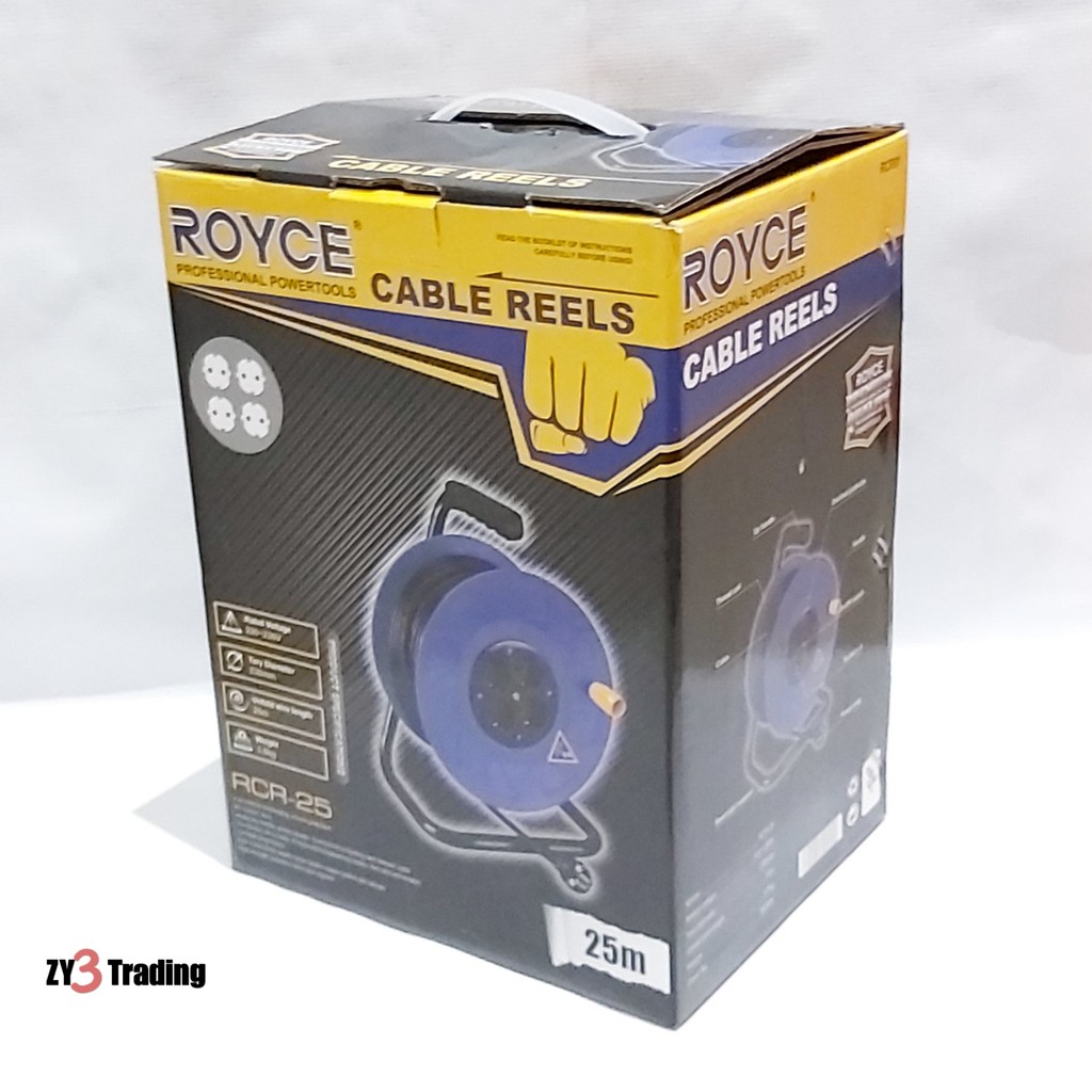 Royce Cable Reels RCR-25 / Extension Cable | Shopee Philippines