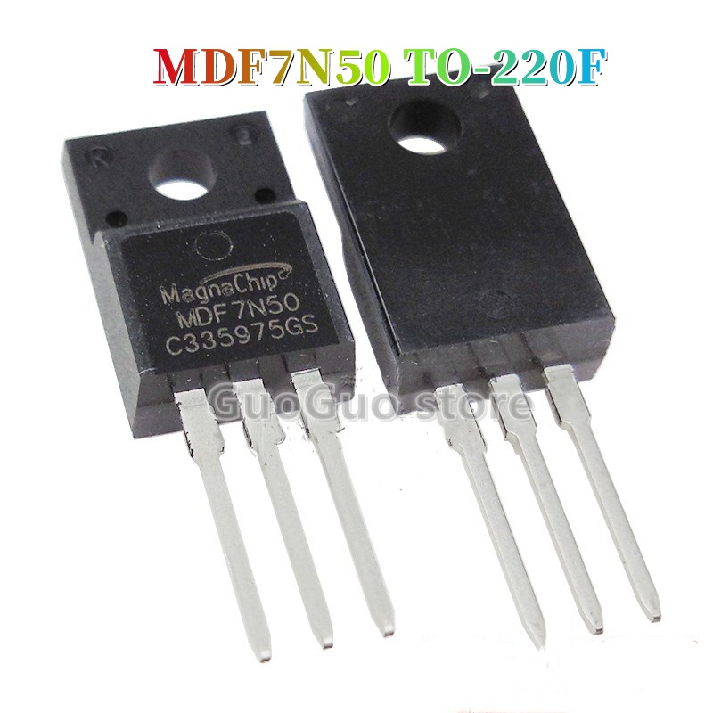 5pcs MDF7N50 TO-220F MDF7N50TH 7N50 TO220F 7A/500V N-Channel MOSFET Transistor New Original ...