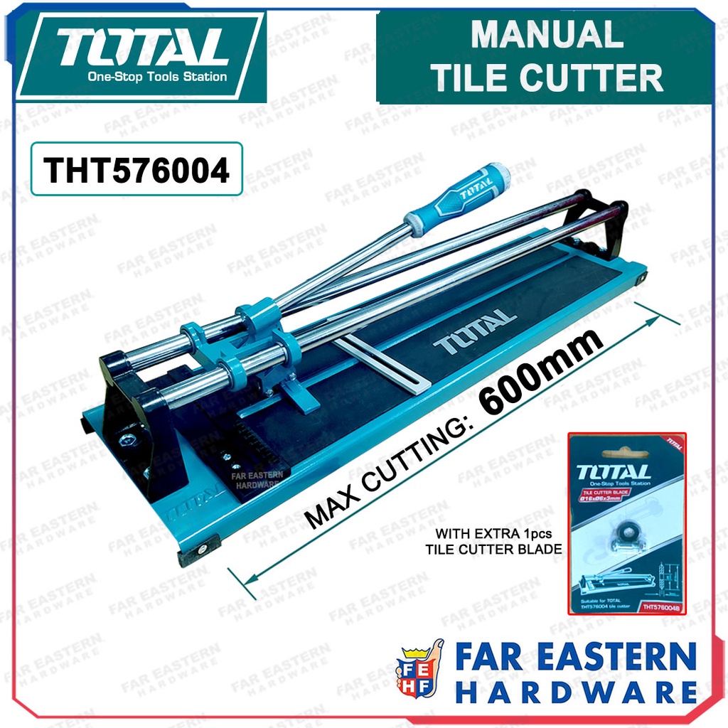 Manual Tile Cutter w/ Free Cutting Blade TOTAL | SKS TOOLS USA | Shopee ...