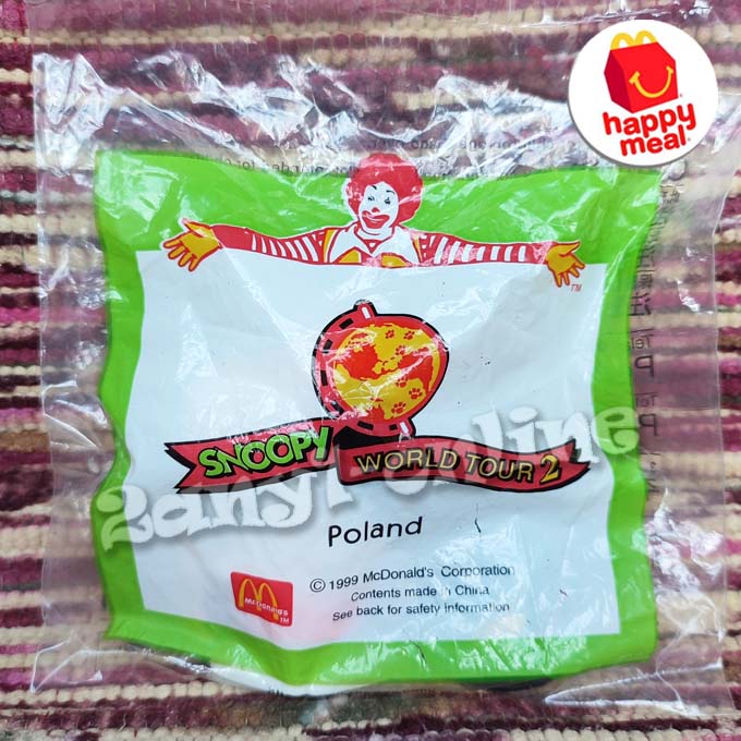 1999 Mcdo Snoopy World Tour - POLAND (Sealed) | Shopee Philippines