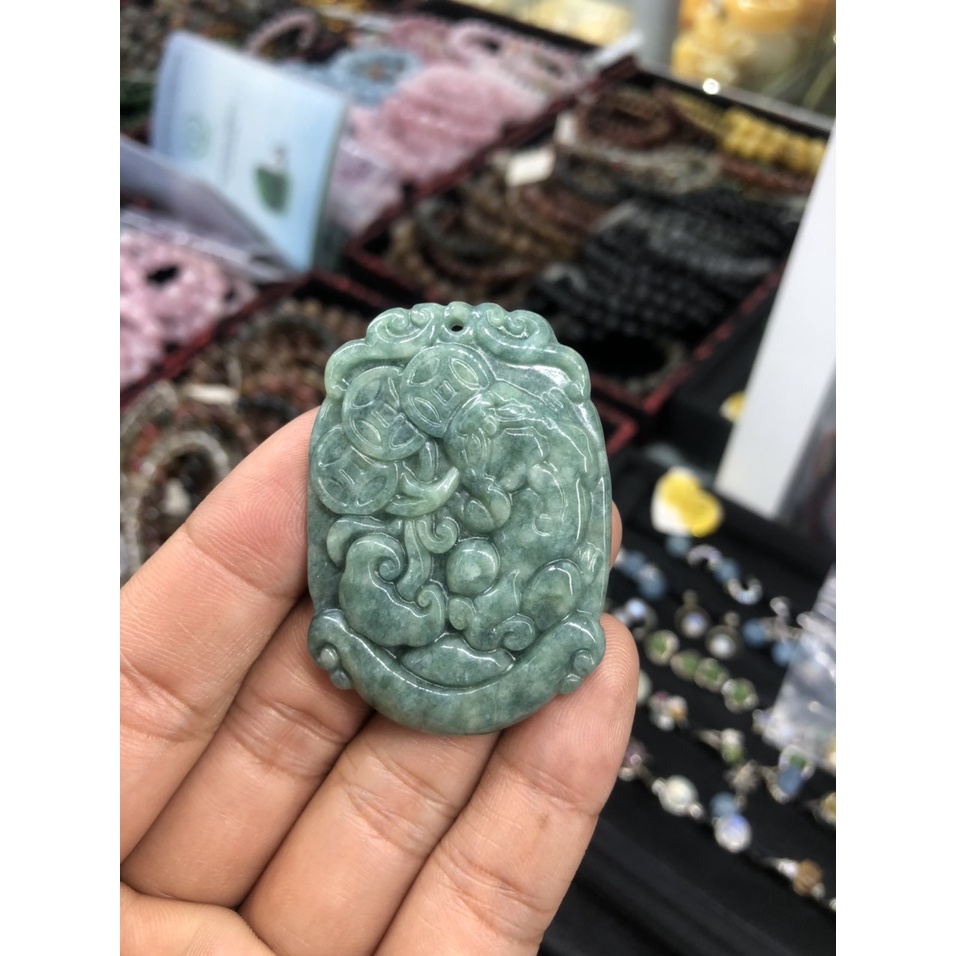 Feng Shui jade Pixiu pendant | Shopee Philippines