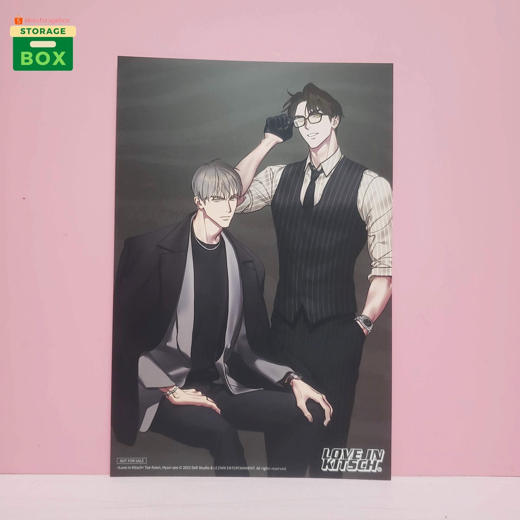 Lezhin BL Yaoi : Illustration Card / Postcard / Group Poster / Acrylic ...