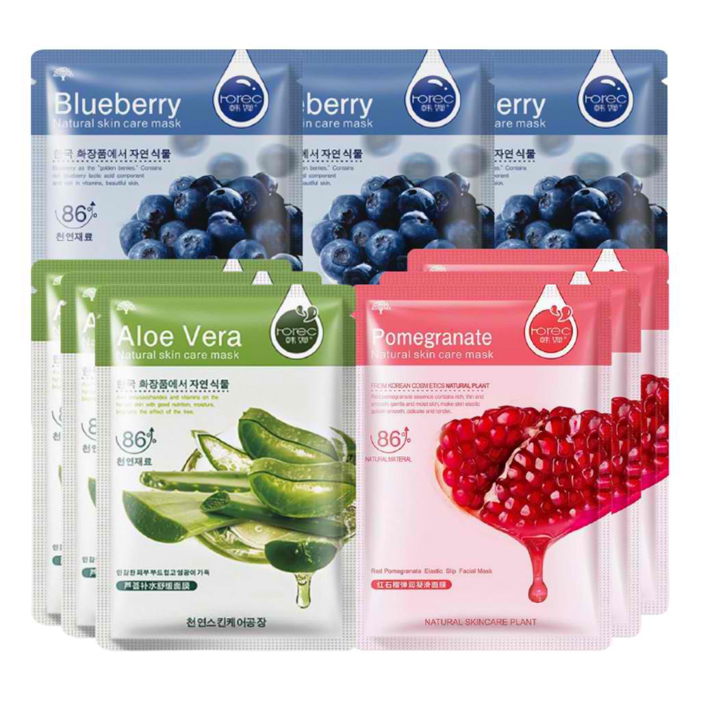 100% AUTHENTIC Korean Style Face MASK SHEET Natural Essence ...
