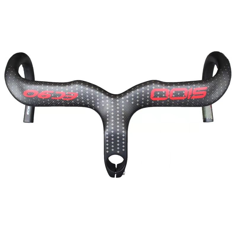 EC90 full carbon fiber handlebar S100 road one-piece handlebar bicycle one-piece handlebar ...