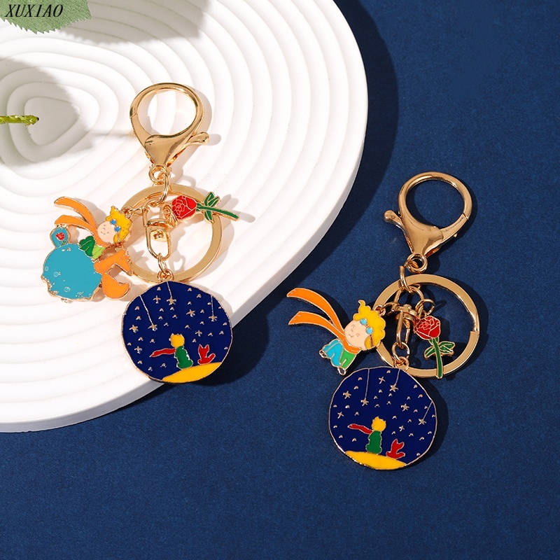 Starry Sky Little Prince Keychain Cartoon Character Ornaments ...
