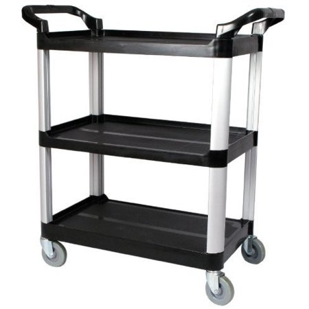 Utility cart Kitchen Trolley food service MID medium pvc Plastic Push ...
