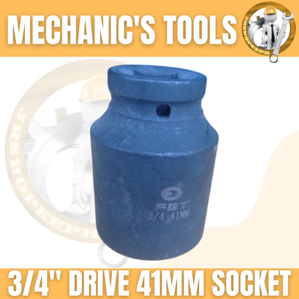 Jrshopee Deep Socket 3/4 Drive 41Mm Socketwrench Ratchet Accessories ...