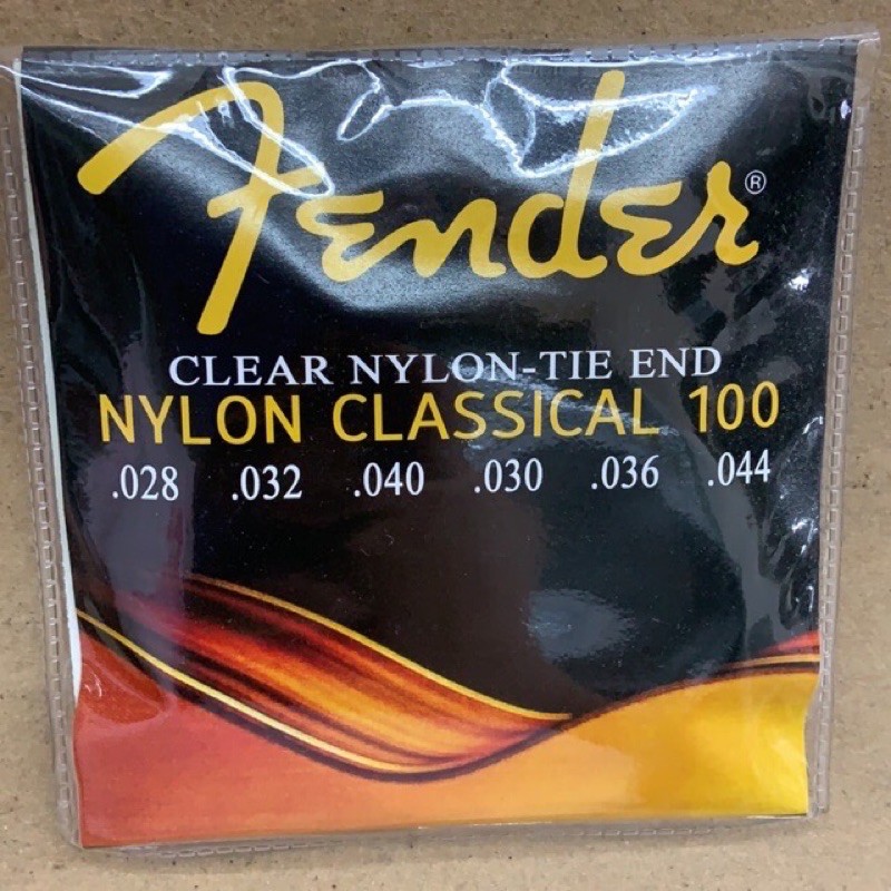 Fender Guitar Set String Nylon Classical Set Strings | Shopee Philippines
