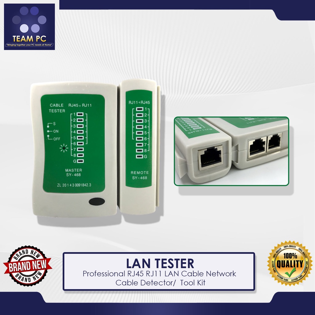 LAN TESTER, Professional RJ45 RJ11 LAN Cable Network Cable Detector ...