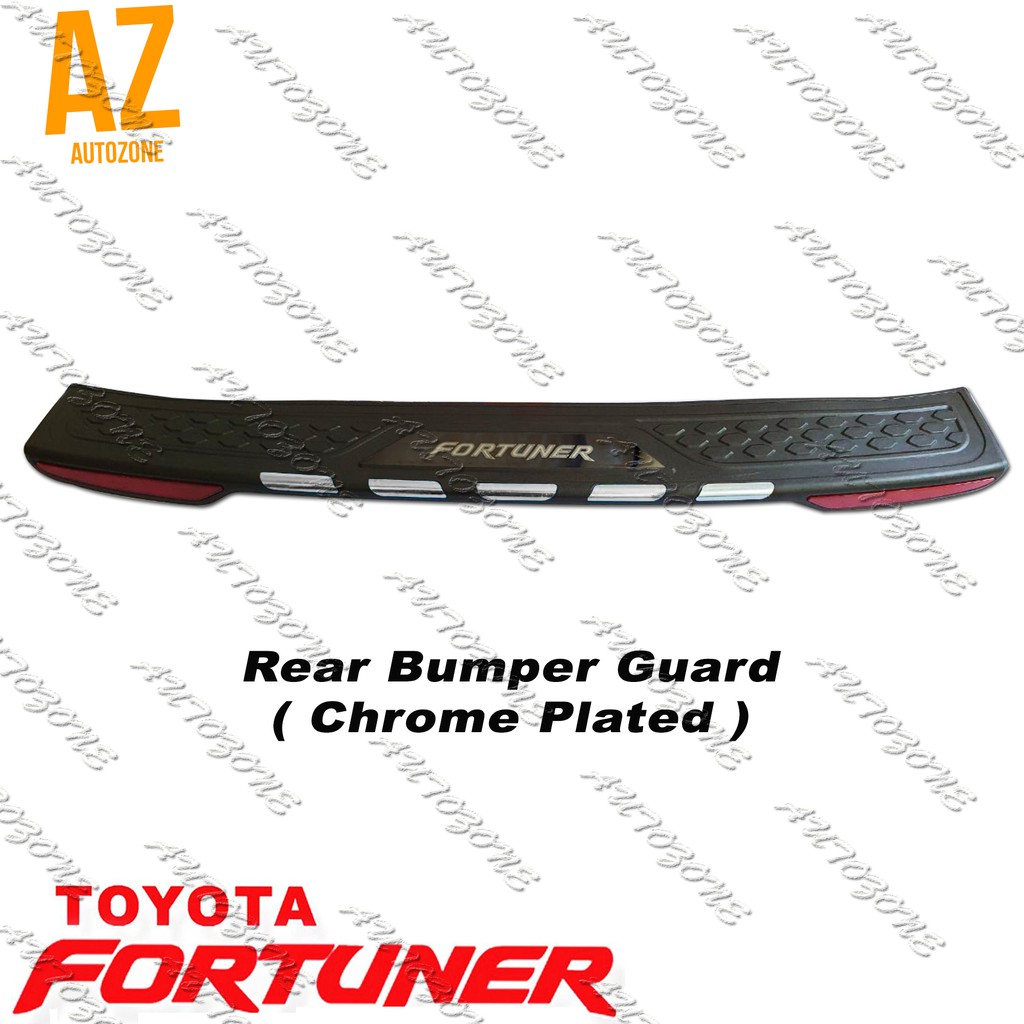 Toyota Fortuner 2016-2020 Rear Bumper Guard/Rear Stepsill -With ...