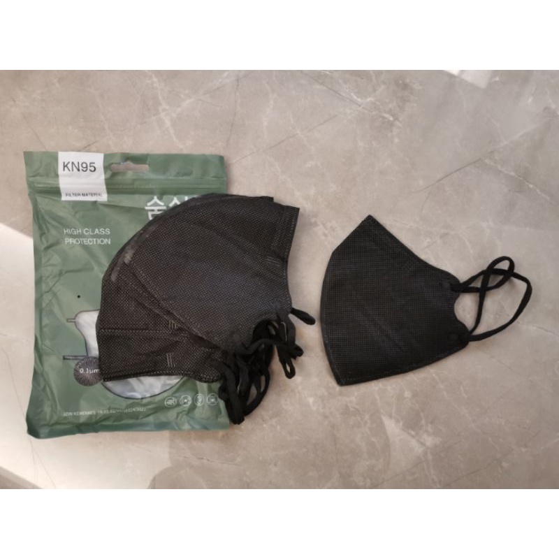 Korean Fashion 5D Face Mask Disposable Ear-loop 4PLY Face-Lifting 10pcs ...