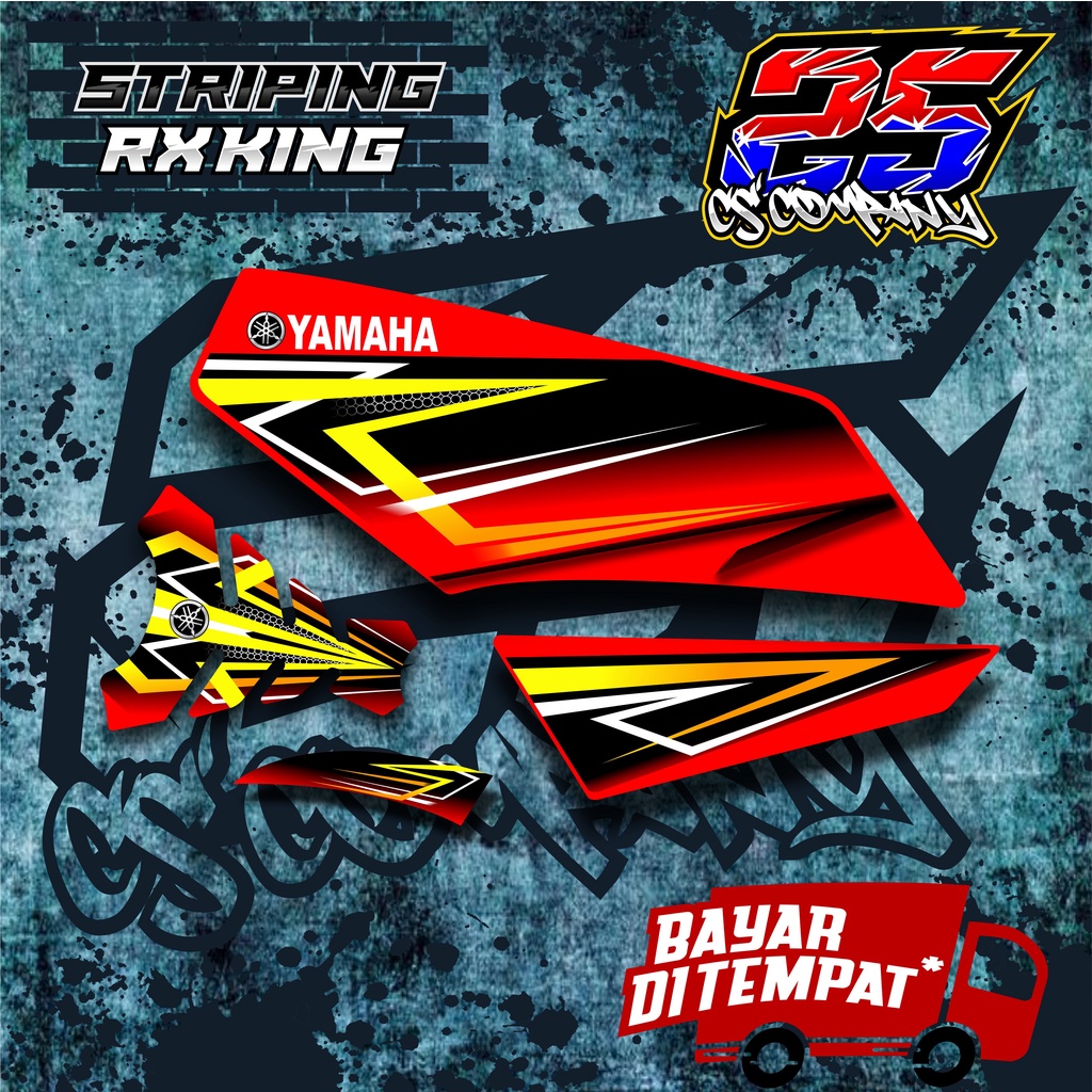 Striping Yamaha Rx King Motorcycle Accessories Sticker Medium 01 ...