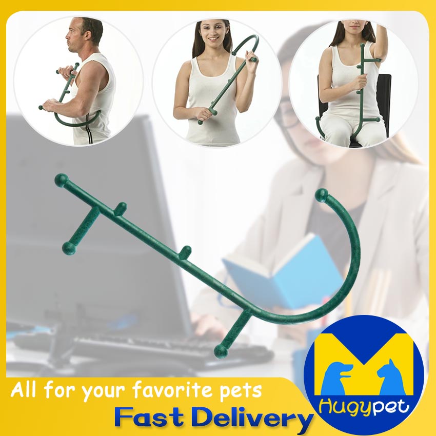 Pressure Trigger Point Self Massage Stick Hook Theracane Body Muscle ...