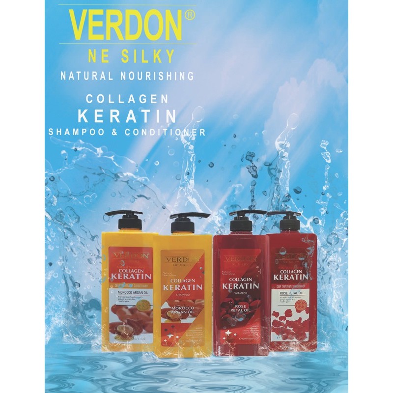 Big sale#VERDON SHAMPOO COLLAGEN KERATIN 1000ml 5016 | Shopee Philippines