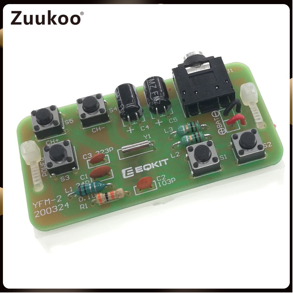 Kit DIY FM Stereo Radio Module Adjustable 76-108mhz Wireless Receiver ...