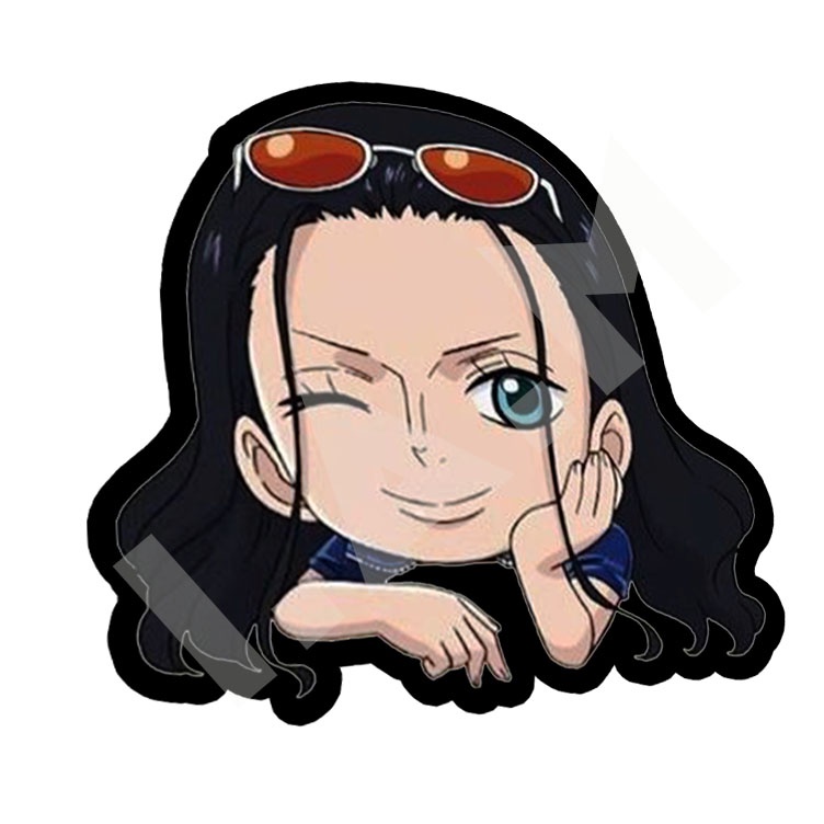 AQUAFLASK PEEKER STICKERS One Piece Luffy Sanji Zoro Nami Usopp Chopper ...